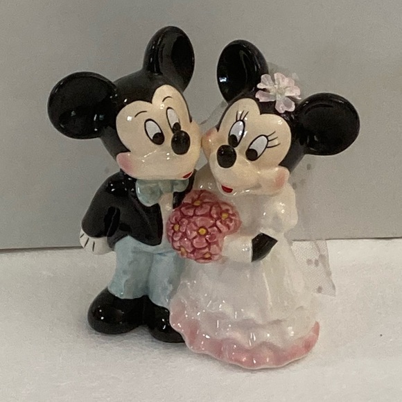 Disney | Accents | Vintage Mickey Mouse Minnie Mouse Bride And Groom ...
